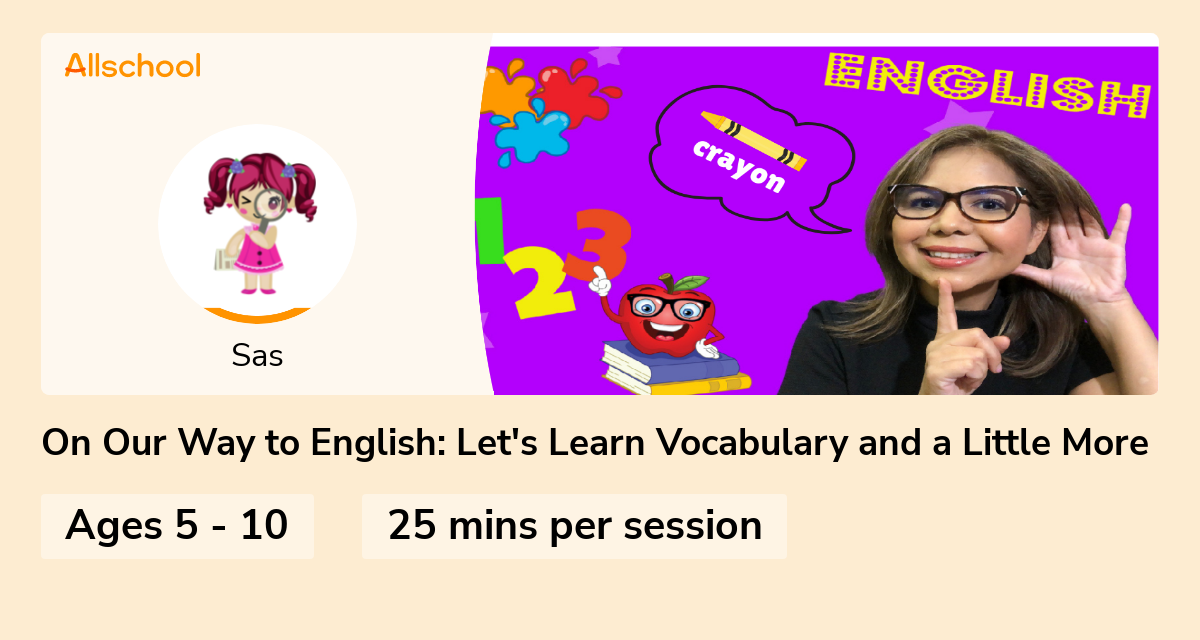 On Our Way To English Let s Learn Vocabulary And A Little More Live On Our Way To English Let s Learn Vocabulary And A Little More Live