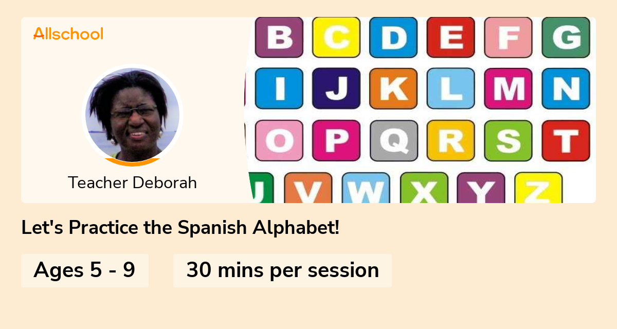 Let's Practice the Spanish Alphabet! | Live interative class for ages 5 ...