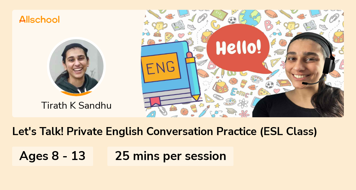 Lets Talk Private English Conversation Practice Esl Class Live