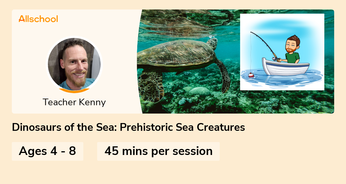 Dinosaurs of the Sea: Prehistoric Sea Creatures | Live interative class ...