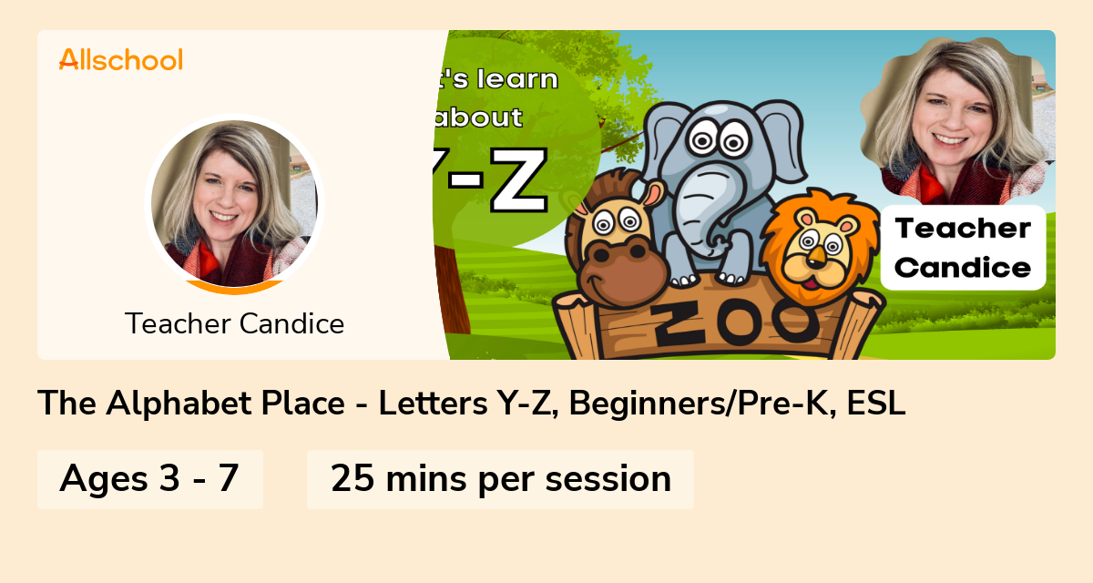 The Alphabet Place Letters Y Z Beginnerspre K Esl Live