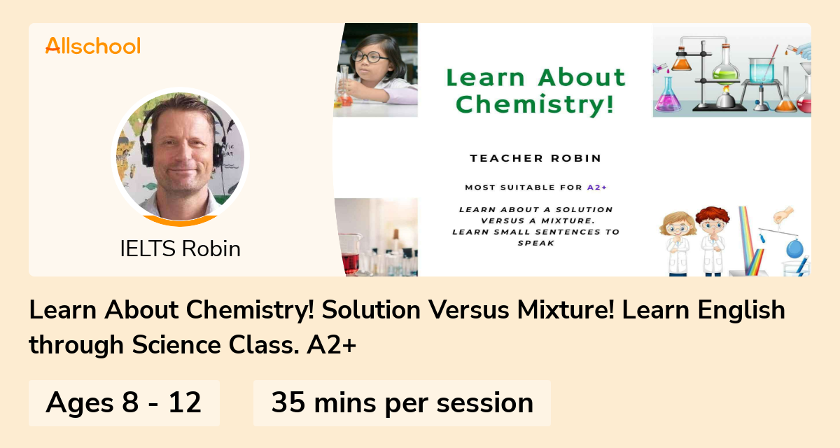 Learn About Chemistry! Solution Versus Mixture! Learn English through ...