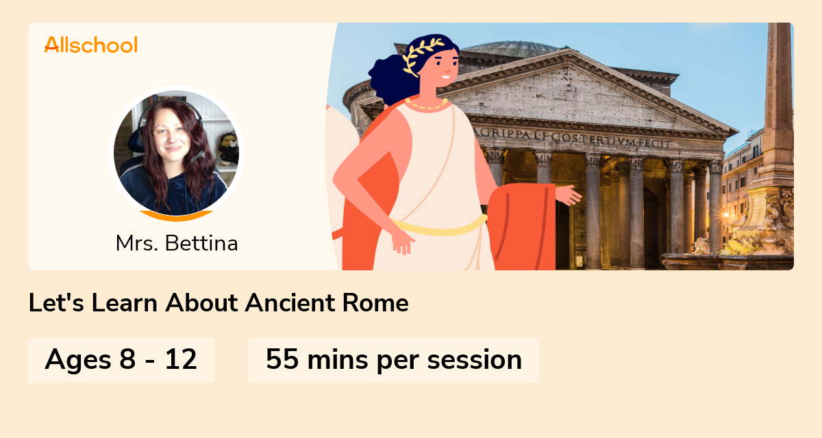 Let's Learn About Ancient Rome | Live interative class for ages 8-12 ...