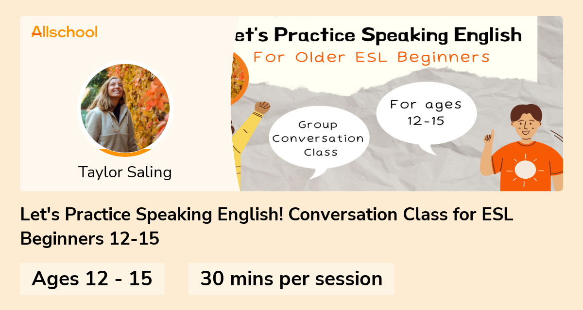 Let s Practice Speaking English Conversation Class For ESL Beginners Let s Practice Speaking English Conversation Class For ESL Beginners