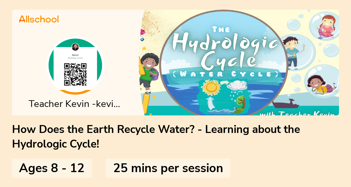 How Does the Earth Recycle Water? - Learning about the Hydrologic Cycle ...