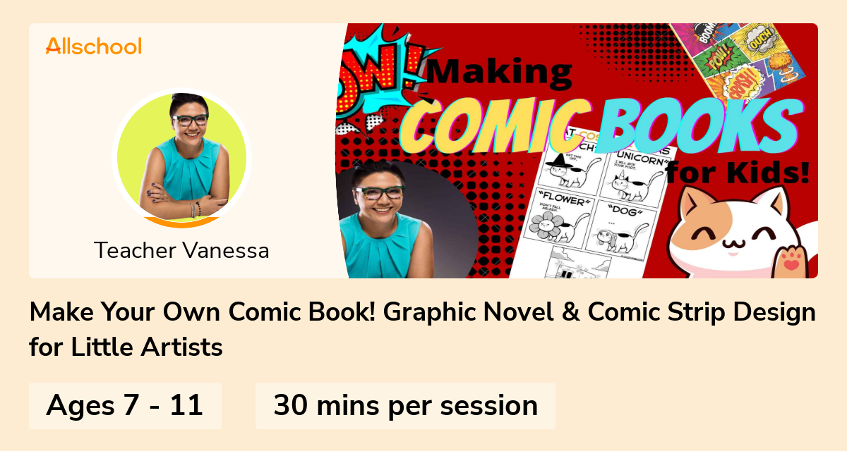 Make Your Own Comic Book! Graphic Novel & Comic Strip Design for Little ...