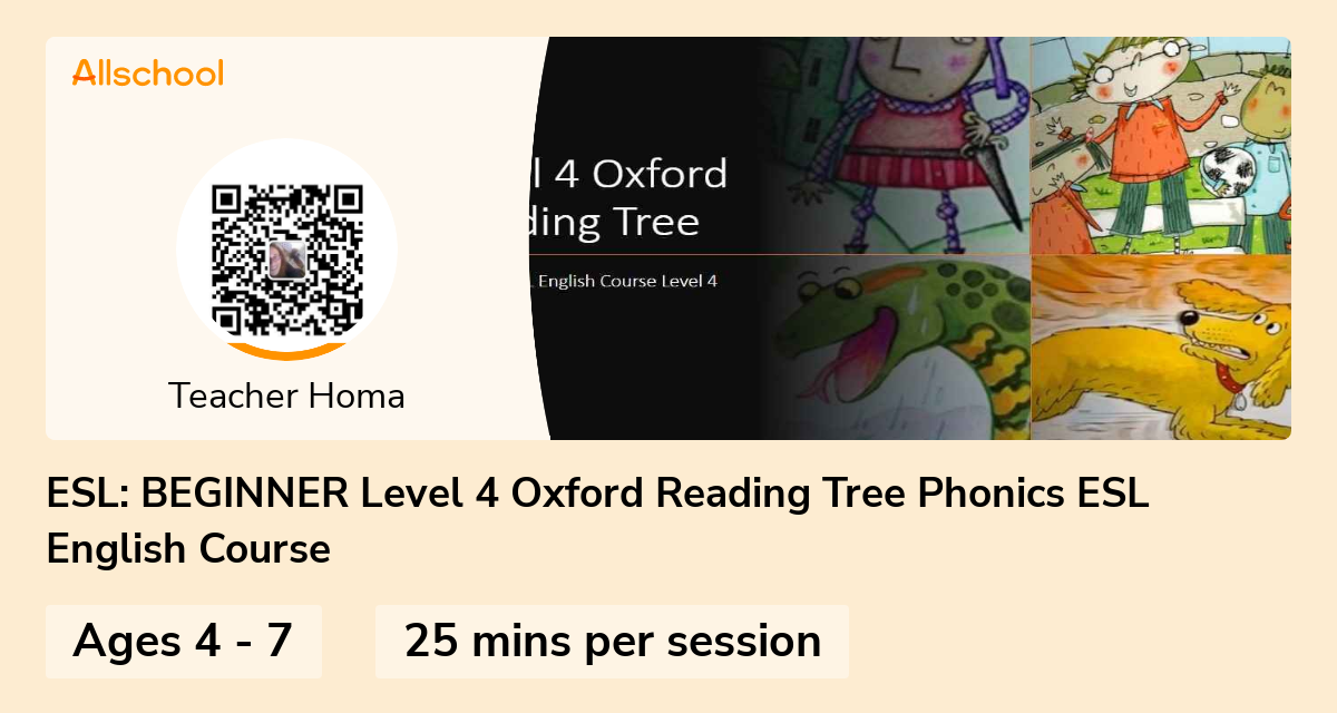 Level 4 Oxford Reading Tree Phonics ESL English Course | Live ...