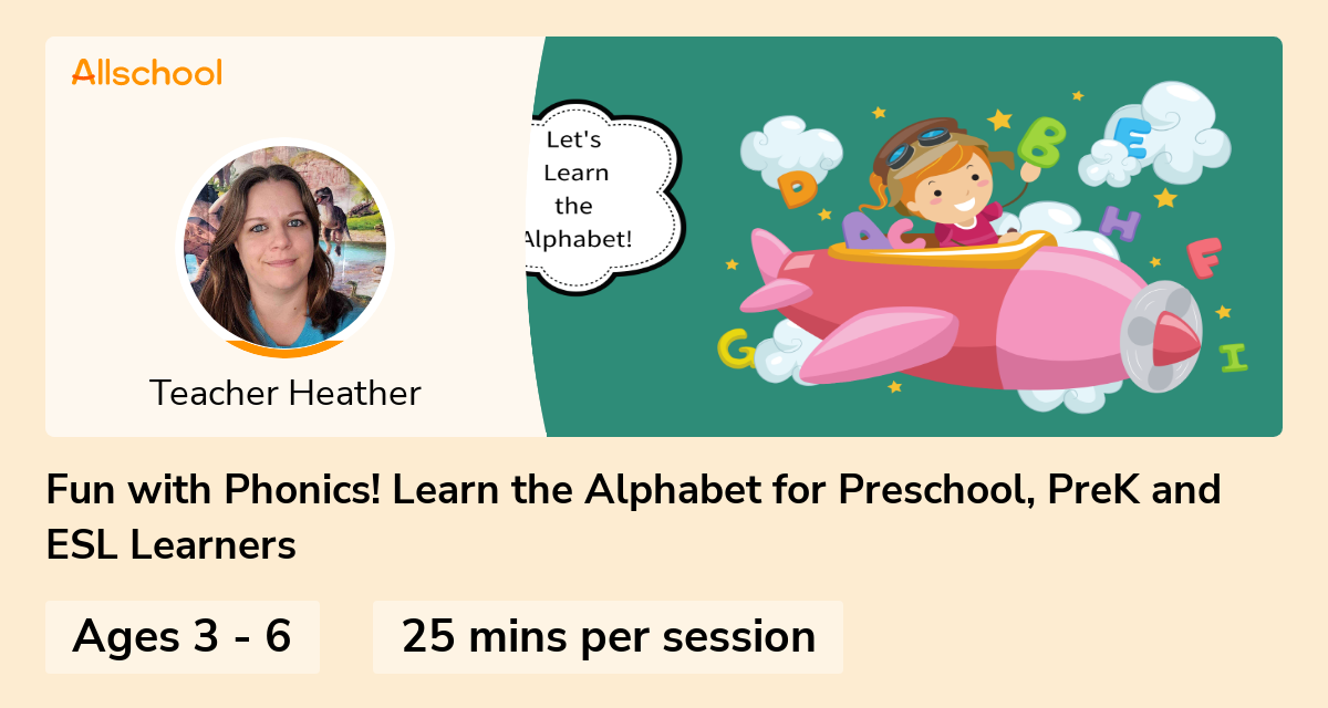 Fun With Phonics Learn The Alphabet For Preschool Prek And Esl