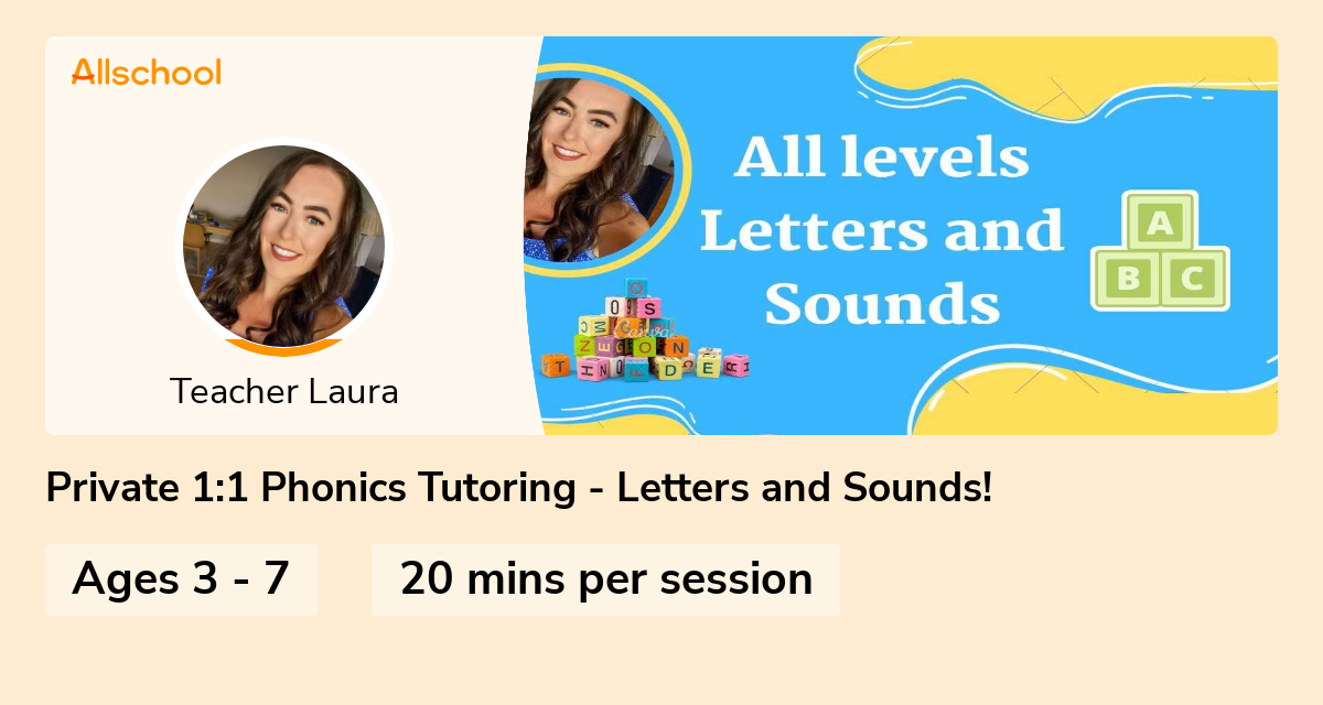 Private 11 Phonics Tutoring Letters And Sounds Live Interative