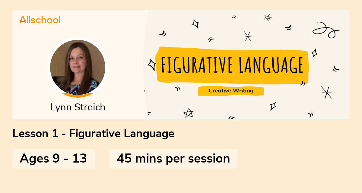 Lesson 1 - Figurative Language | Live interative class for ages 9-13 ...