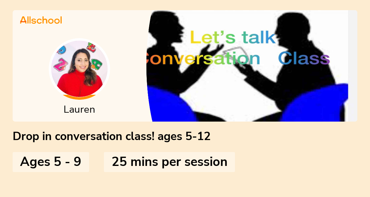 Private Esl Lessons Live Interative Class For Ages 7 11 Taught By