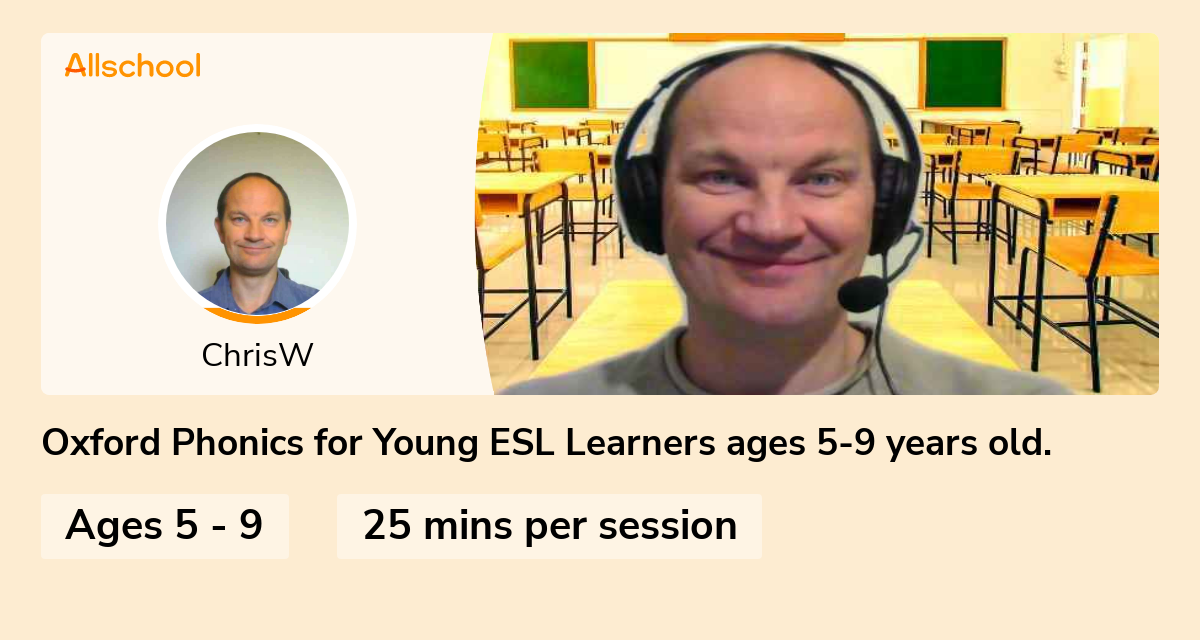 Oxford Phonics Placement For Young Esl Learners Live Interative Class