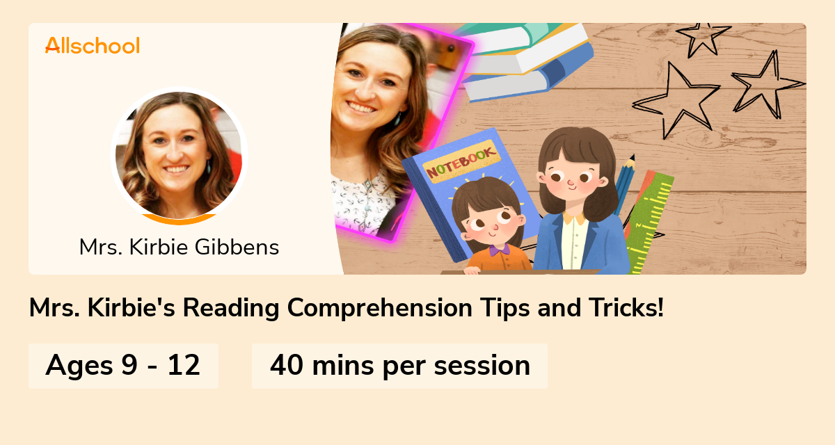 Mrs Kirbies Reading Comprehension Tips And Tricks Live Interative