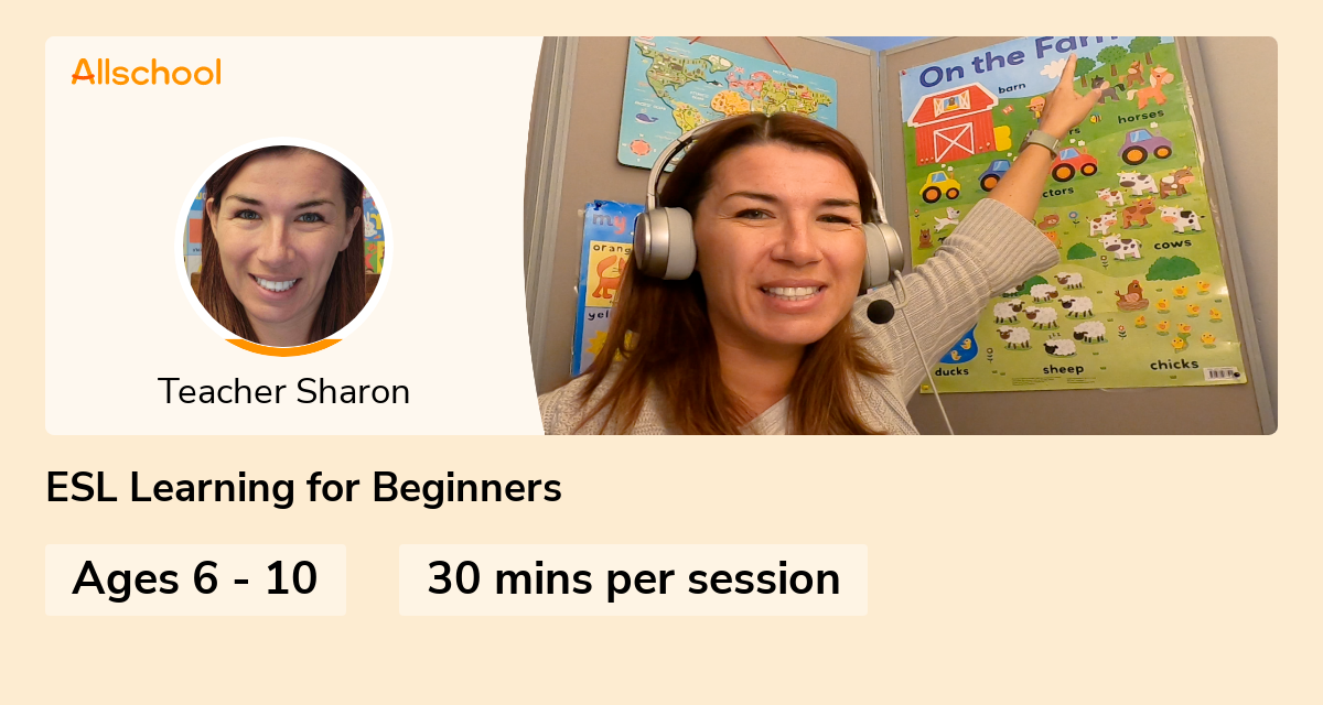 Esl Learning For Beginners Live Interative Class For Ages 6 10
